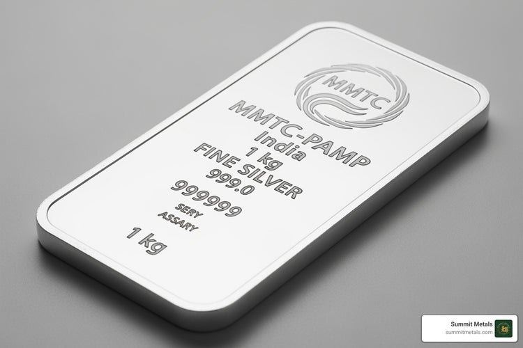 The MMTC-PAMP 1kg Silver Bar: Purity, Weight, and Worth – Summit Metals
