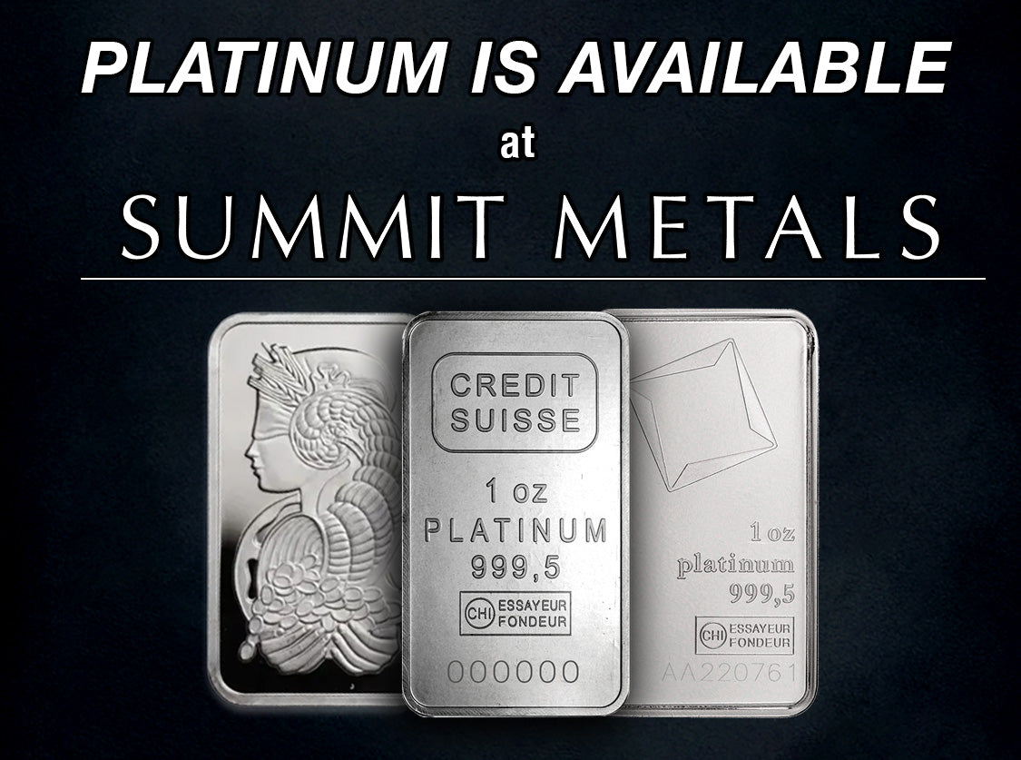 Buy Platinum Bullion Coins and Bars – SM