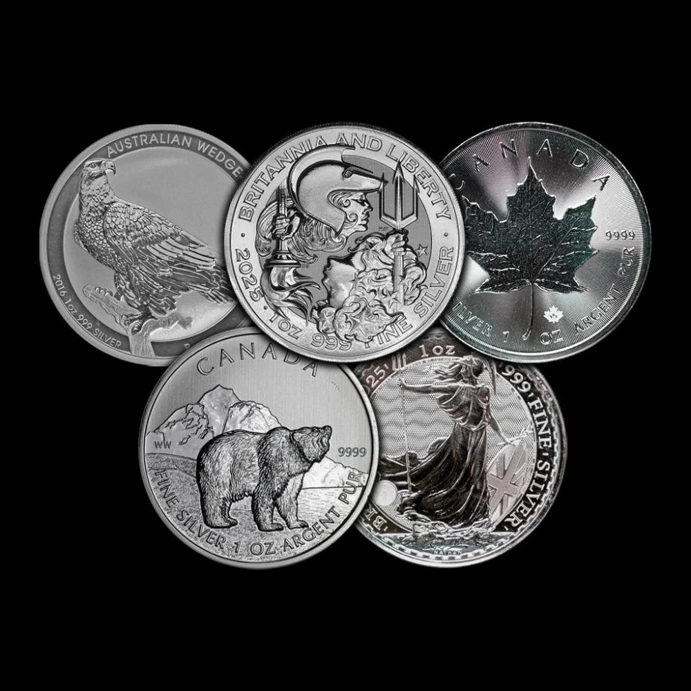 1 oz Silver Coin Various Brand – Summit Metals